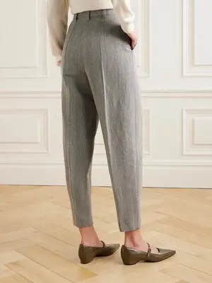 Loro Piana Dan Cropped Tapered Pants