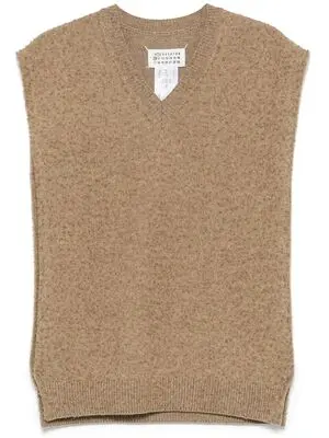 MAISON MARGIELA Piled-knit Vest