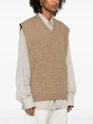 MAISON MARGIELA Piled-knit Vest