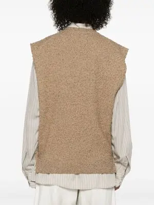 MAISON MARGIELA Piled-knit Vest