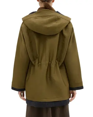 Theory Cyber Wool Jacket - Olive
