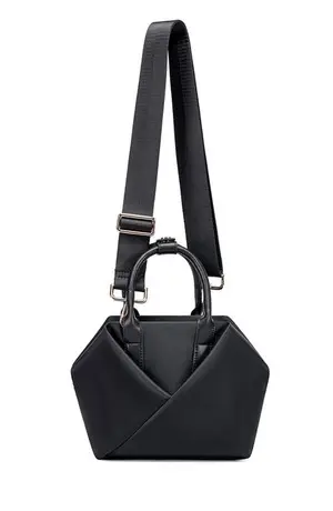 LUX AND NYX Origami Crossbody Tote - Black