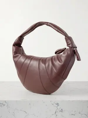 LEMAIRE Fortune Croissant Paneled Leather Shoulder Bag