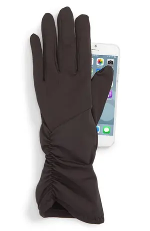 U|R Side Ruched Touchscreen Compatible Gloves