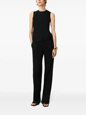 Ami Contrasted Straight-leg Trousers
