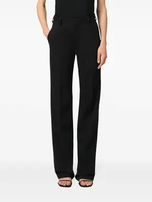Ami Contrasted Straight-leg Trousers