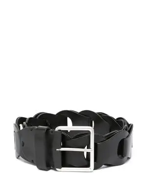 P.a.r.o.s.h Leather Belt - Black