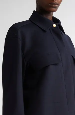 Max Mara Talamo Wool-blend Jacket - Ultramarine