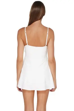 SUNSETS Naomi Swim Dress - White Lily
