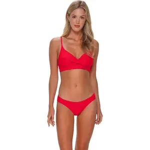 SUNSETS Sunsets Lyla Bralette Bikini Top Geranium