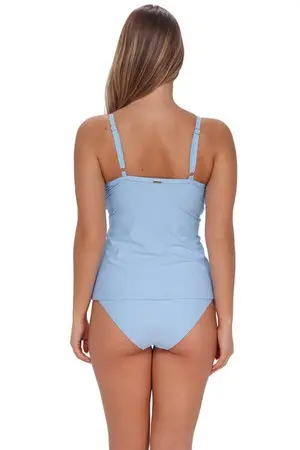 SUNSETS Forever Tankini Swimsuit Top D Cup - Blue Whisper