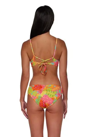SUNSETS Sunsets Alana Reversible Hipster Bikini Bottom Citrus Grove Sandbar Rib