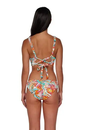 SUNSETS Sunsets Alana Reversible Hipster Bikini Bottom Palms Serenade Sandbar Rib
