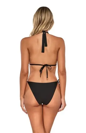 SWIM SYSTEMS Mila Triangle Bikini Top - Black