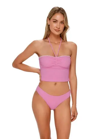 SWIM SYSTEMS Chloe Bikini Bottom - Cotton Candy Scrunch