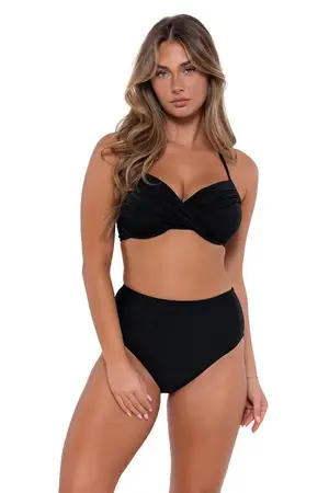 SUNSETS High Road Bikini Bottom - Black