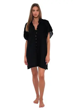 SUNSETS Shore Thing Tunic - Black