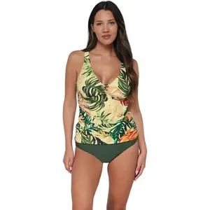 SUNSETS ESCAPE Sunsets Escape Emerson Tankini Swimsuit Top Amber Oasis