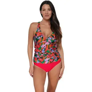 SUNSETS ESCAPE Sunsets Escape Emerson Tankini Swimsuit Top Hummingbird Cove