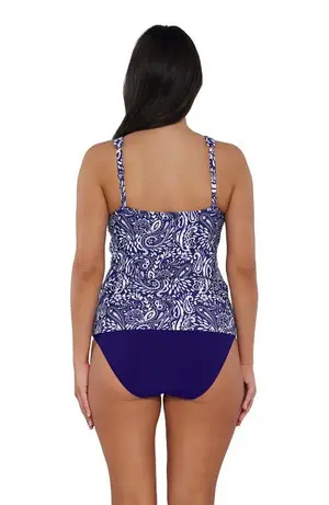 SUNSETS ESCAPE Emerson Tankini Swimsuit Top - Marina