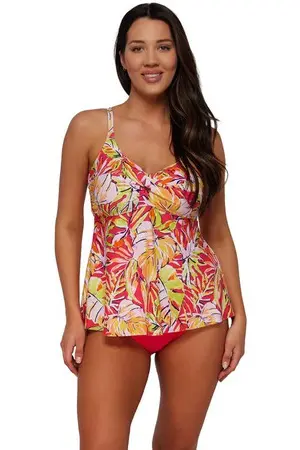 SUNSETS ESCAPE Sunsets Escape Tori Tankini Swimsuit Top Island Escape
