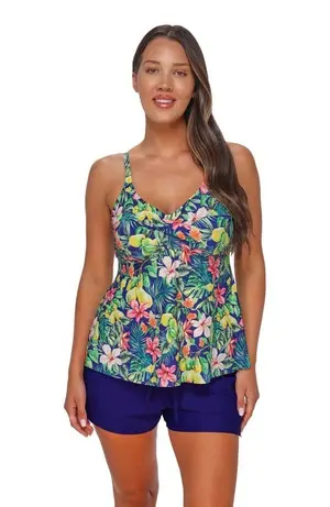 SUNSETS ESCAPE Sunsets Escape Tori Tankini Swimsuit Top Seaside Harvest