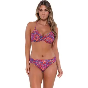 SUNSETS Crossroads Underwire Bikini Top Rue Paisley