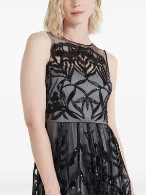 TEMPERLEY LONDON Inez Midi Dress - Black