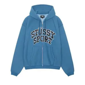 StÜssy Sport Zip Hoodie - Blue