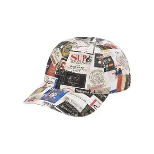Supreme Supreme Labels 6-Panel Cap White