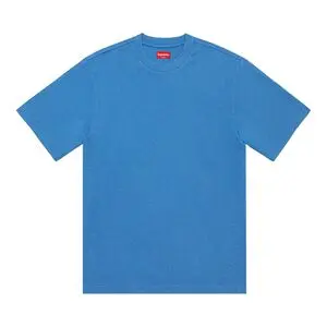Supreme Contrast Appliqué Short-sleeve Top 'light - Blue