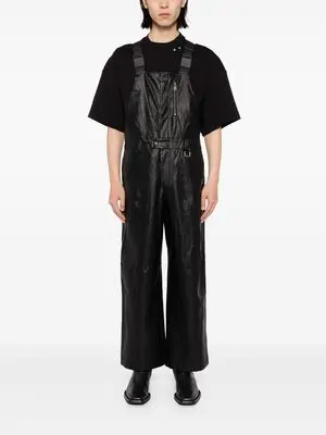 TEAM WANG DESIGN Choices Faux Leather Jumpsuit
