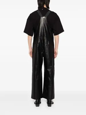 TEAM WANG DESIGN Choices Faux Leather Jumpsuit