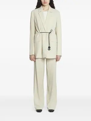 LANVIN Virgin Wool Blazer - Neutrals