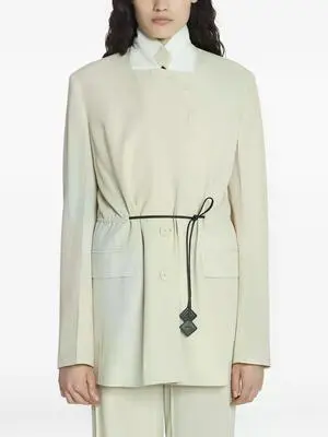 LANVIN Virgin Wool Blazer - Neutrals