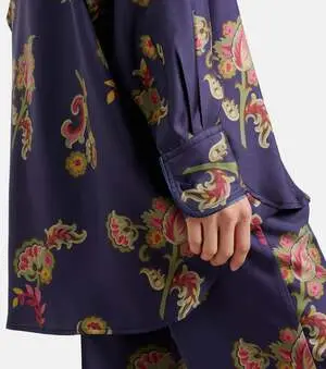 Etro Printed Silk Shirt