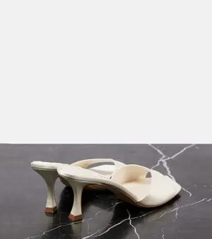 JIMMY CHOO Skye Mules - White