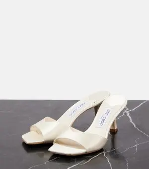 JIMMY CHOO Skye Mules - White