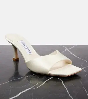JIMMY CHOO Skye Mules - White