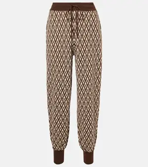 Valentino Garavani Toute La V Virgin Wool Track Pants
