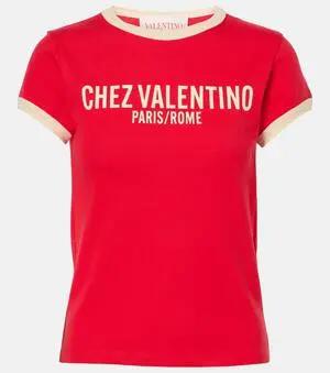 Valentino Garavani Drop Shoulder T-shirts For Women