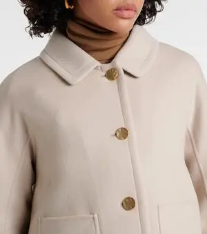 Max Mara Sogno Double-breasted Virgin Wool Jacket