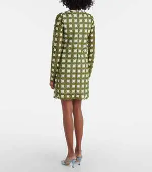 Giambattista Valli Open-knit Minidress