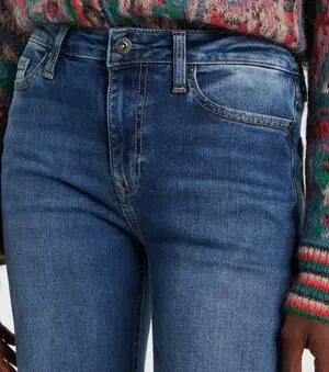 Ag Tropea High-rise Flare Jeans - Blue