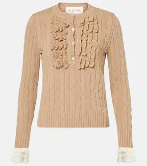 Valentino Garavani Ruffle Sweaters For Women
