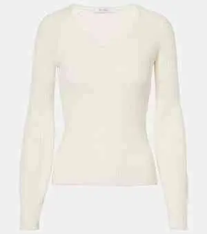 Max Mara Gioiosa Ribbed-knit Cotton Sweater