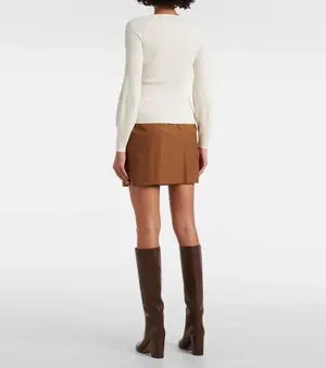 Max Mara Gioiosa Ribbed-knit Cotton Sweater