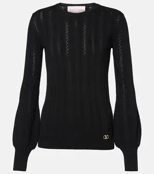 Valentino Garavani Virgin Wool Sweater - Black