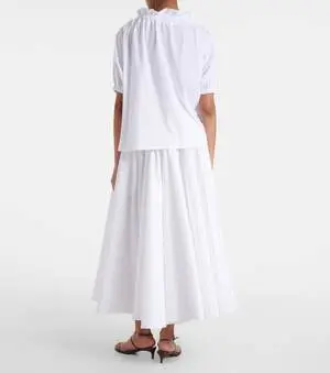 PATOU Cotton Jersey Top - White