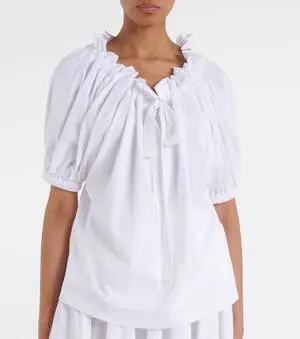 PATOU Cotton Jersey Top - White